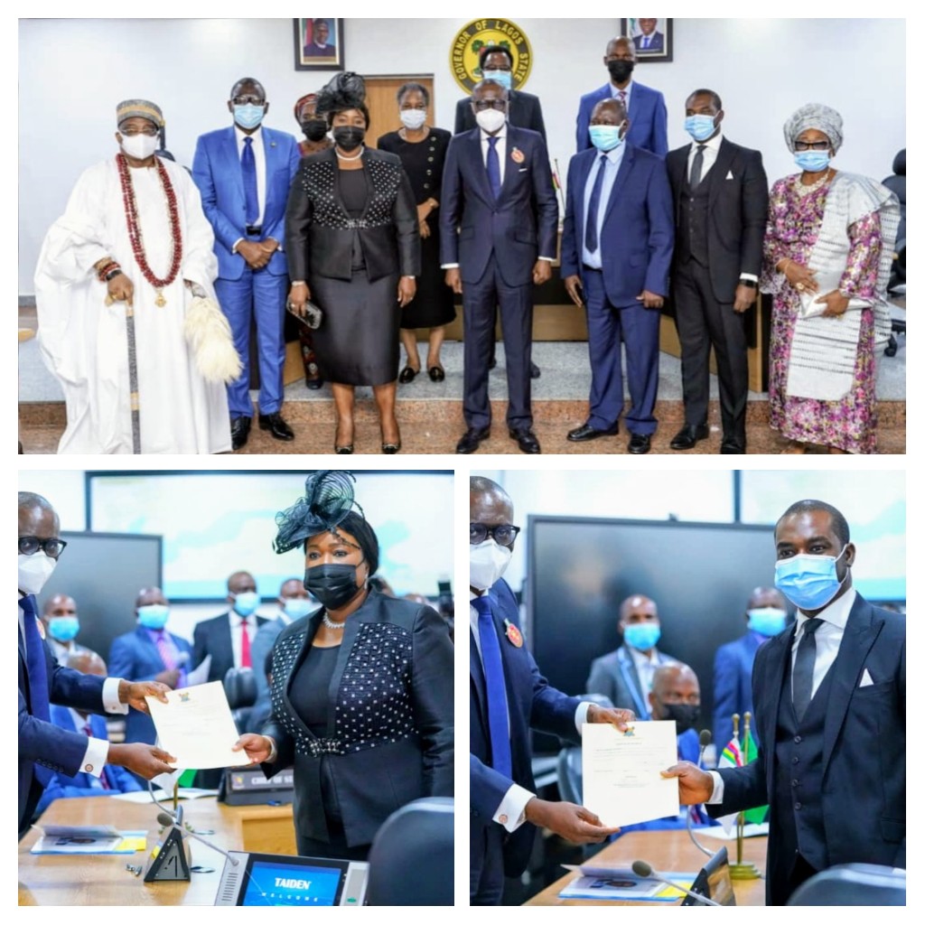 GOV. SANWO-OLU SWEARS IN TWO HIGH COURT JUDGES, URGES LAGOS JUDICIARY ...