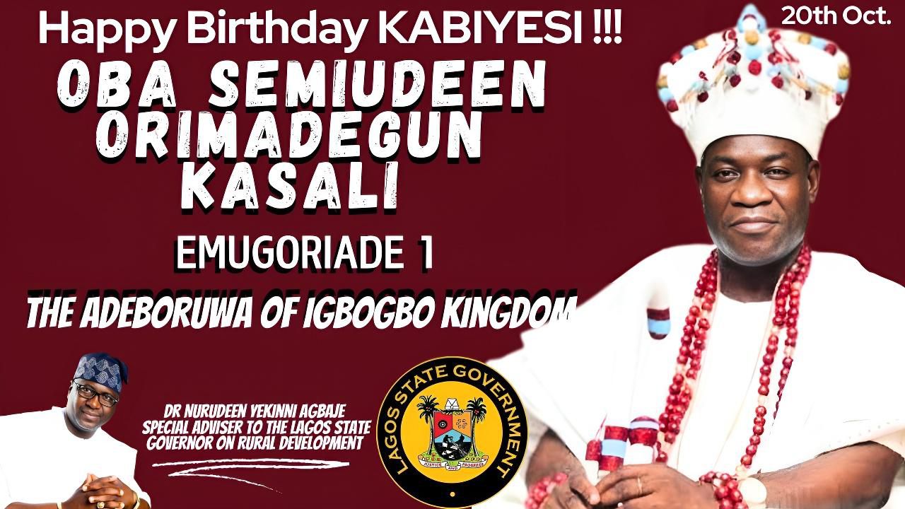 HAPPY BIRTHDAY, KABIYESI! DR. AGBAJE CELEBRATES THE ADEBORUWA OF ...