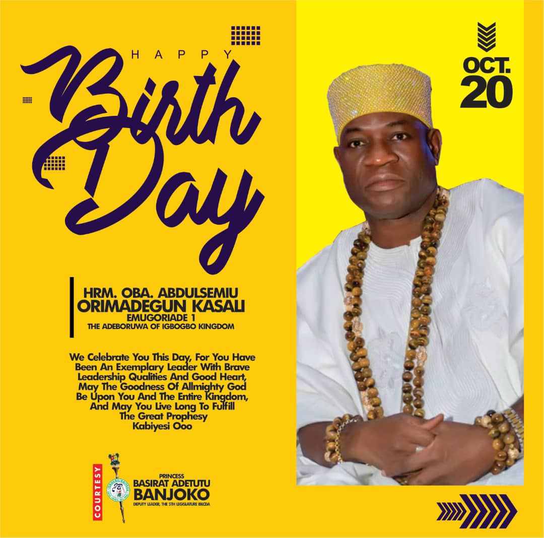 HON. PRINCESS BASIRAT BANJOKO CELEBRATES OBA SEMIUDEEN ORIMADEGUN ...