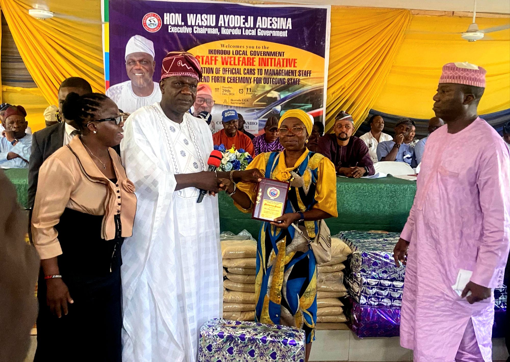 TRANSFERRED IKORODU LG INFORMATION OFFICER, MRS. OLAIDE LAWAL, HONOURED ...