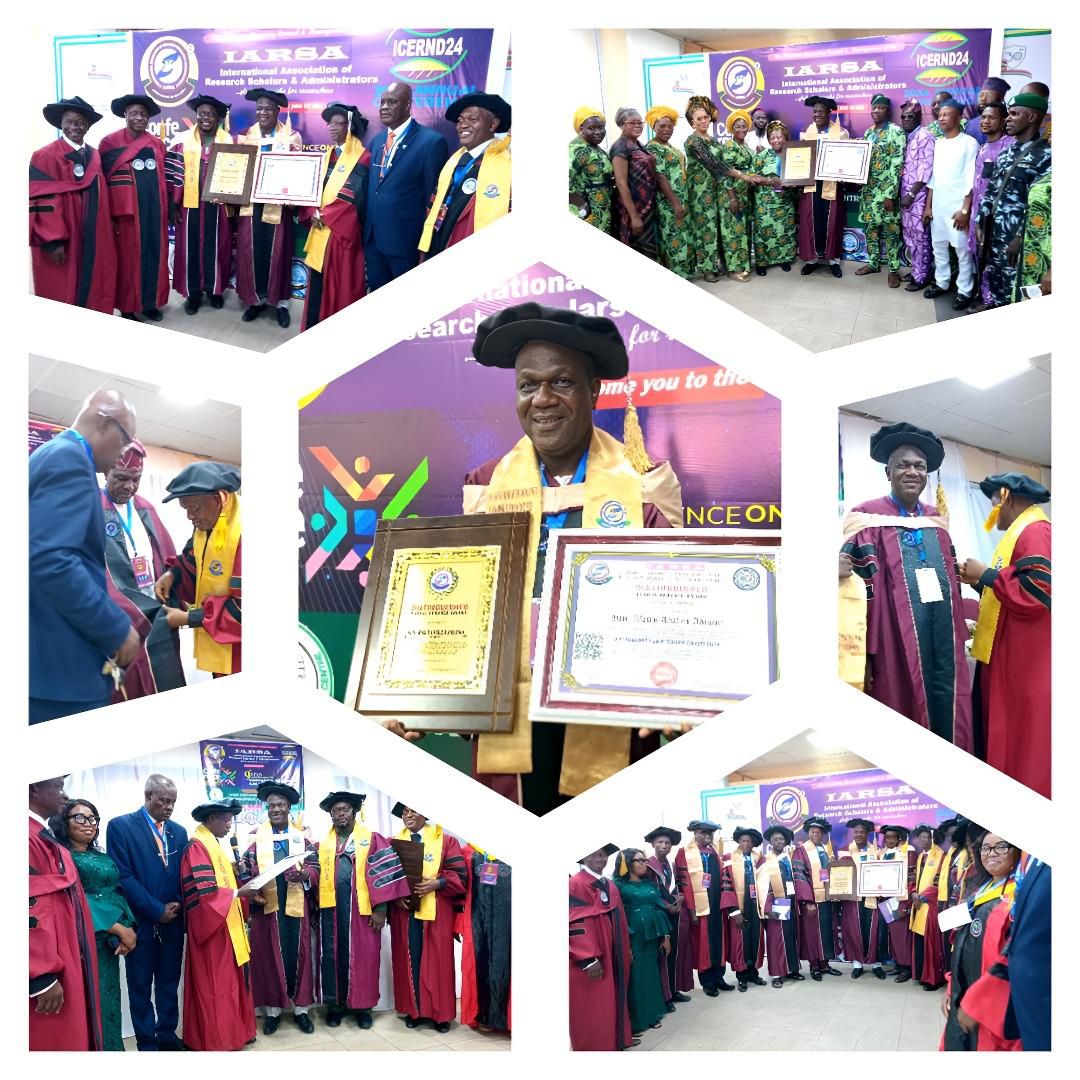 HON. WASIU ADESINA BAGS DISTINGUISHED PUBLIC SERVICE AWARD AT IARSA’s ...