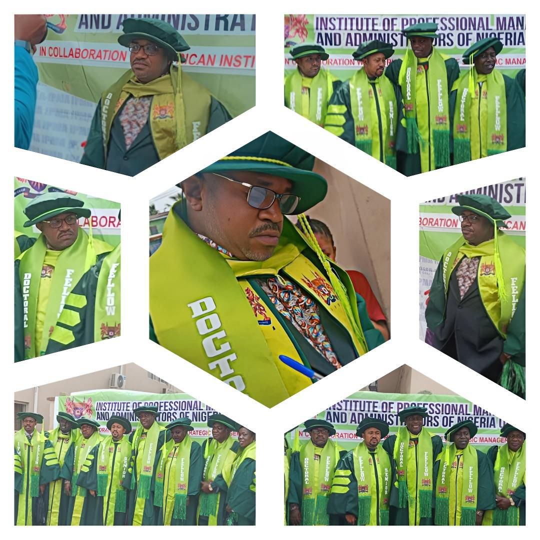 DR. OSHODI PAUL RECEIVES DOCTORATE FELLOWSHIP IN MANAGEMENT ~ INN ...
