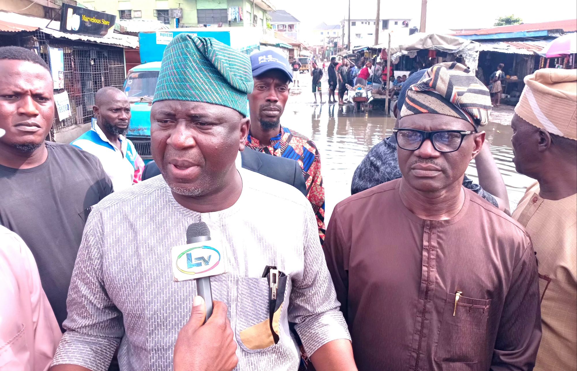 LAGOS STATE FLAGS OFF 200-METRE SANNI STREET ROAD CONSTRUCTION IN IFELODUN LCDA ~ INN Nigeria ...