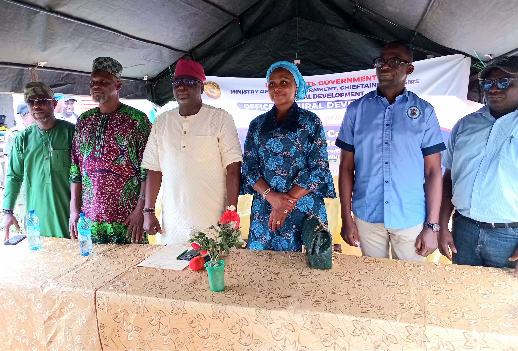 GOV. SANWO-OLU FLAGS OFF 540-METRE ALHAJI JIMOH DRIVE/BAPTIST CHURCH ...