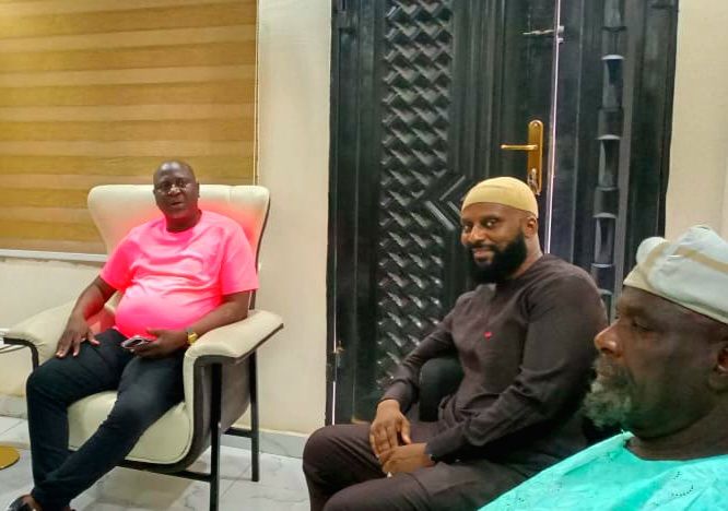 HON. GBENGA SHITTU VISITS DR. AGBAJE, REAFFIRMS LOYALTY TO APC AND ...