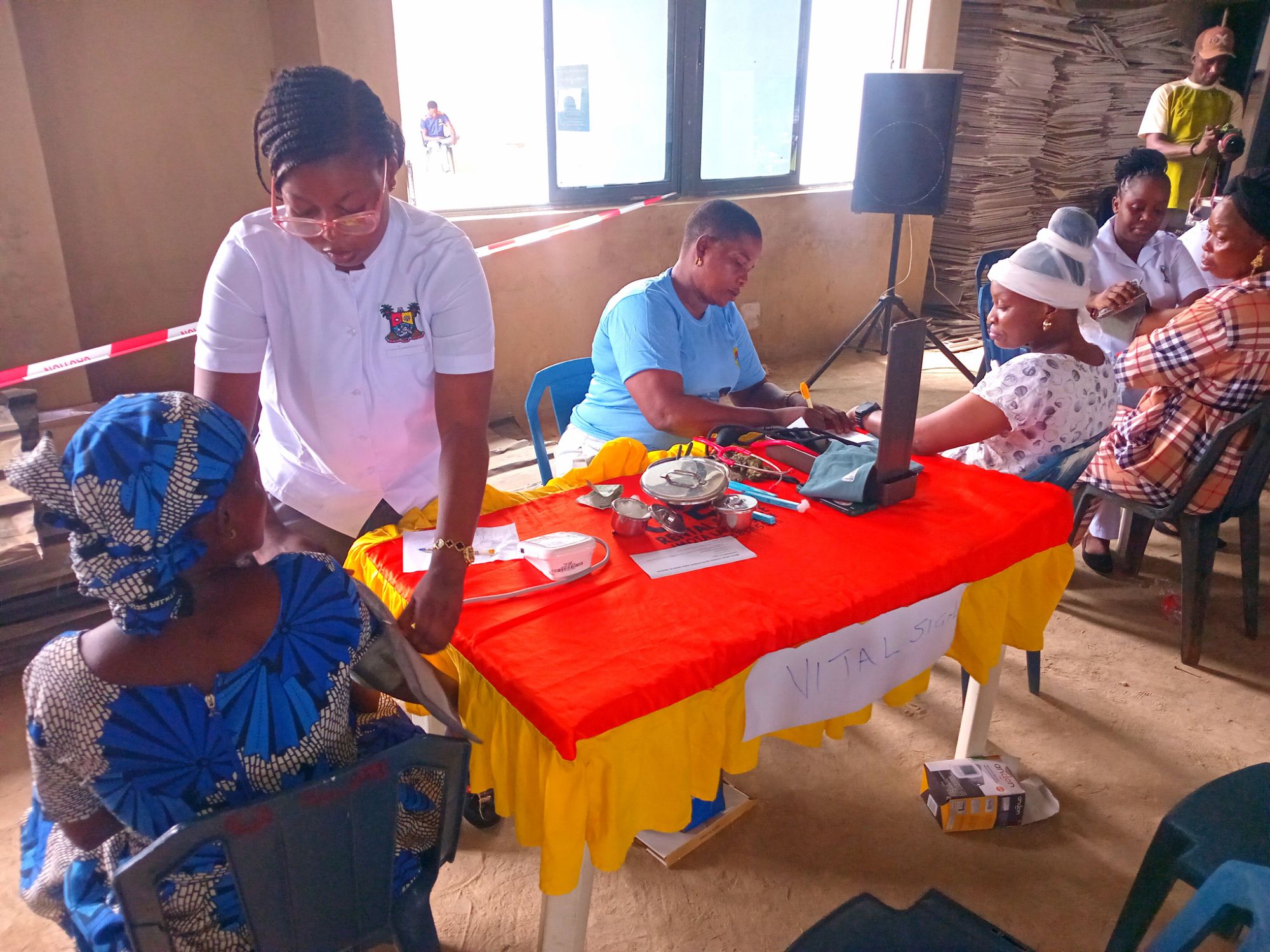 HON. BENSON AYODELE FLAGS OFF FREE MEDICAL MISSION FOR STAFF AND ...
